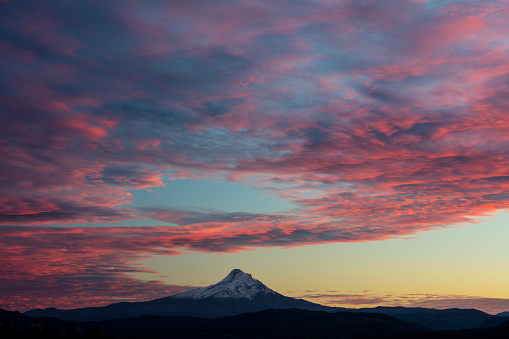 Mt Hood 선셋 오리건 0명에 대한 스톡 사진 및 기타 이미지 0명 2015년 구름 Istock