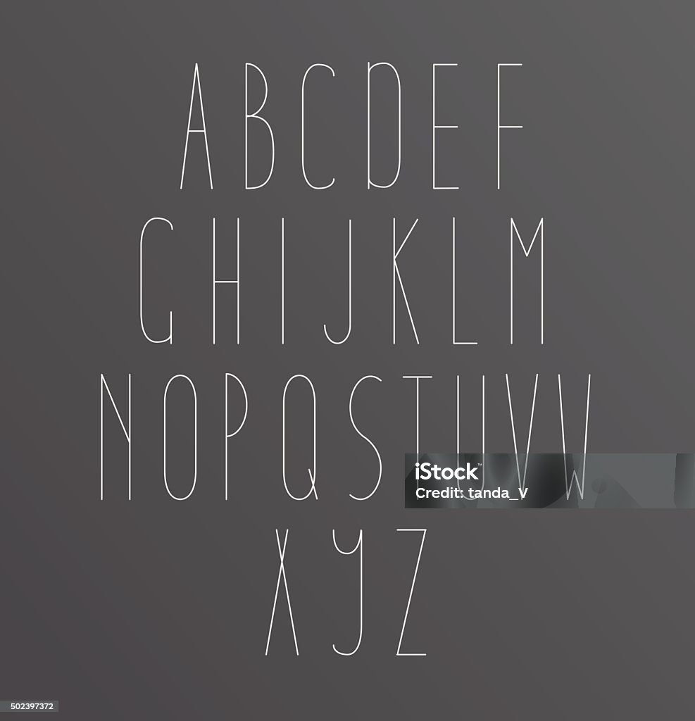 Minimal Font Symbol Icon Alphabet A Through Z Stock Illustration ... Minimal Font Symbol Icon Alphabet A Through Z Stock Illustration ...