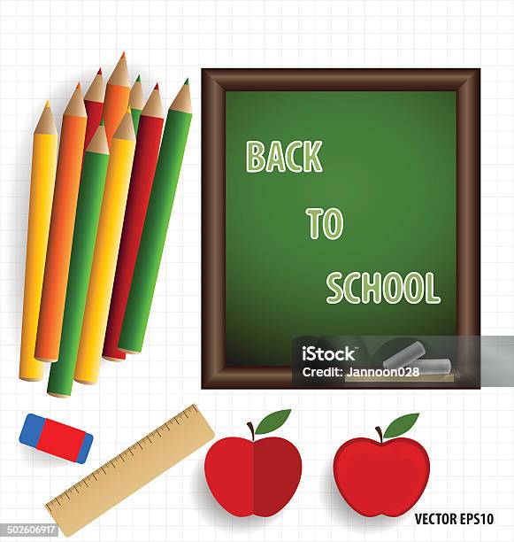 Welcome Back To School 벡터 일러스트레이션 2014년에 대한 스톡 벡터 아트 및 기타 이미지 2014년