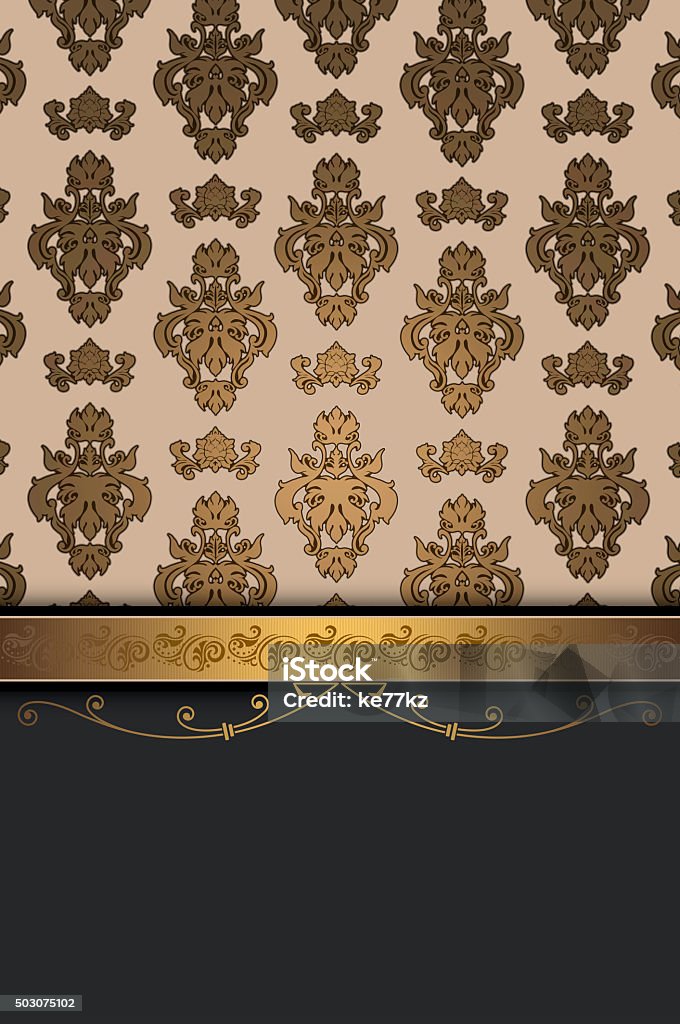 Decorative Background With Elegant Border And Ornament向量圖形及更多創作性圖片 Istock