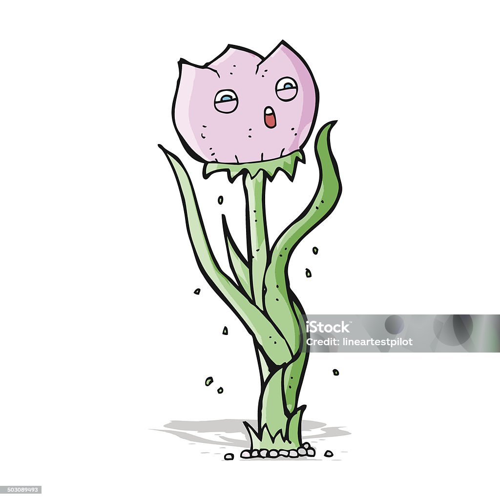 Bunga Kartun Ilustrasi Stok Unduh Gambar Sekarang Aneh Konsep Bagian Tubuh Manusia Clip
