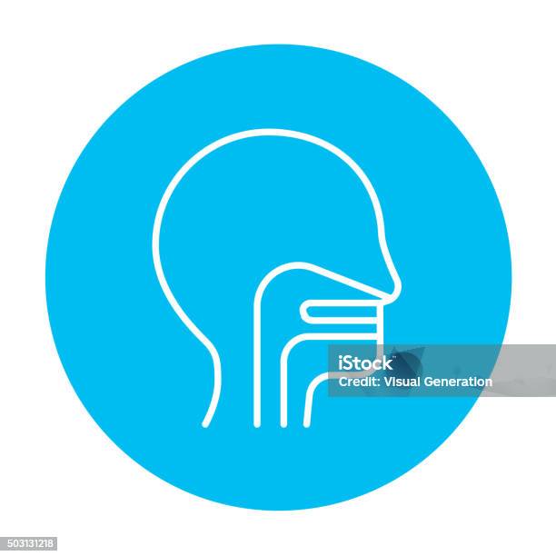 Kepala Manusia Dengan Telinga Hidung Ikon Garis Sistem Tenggorokan ... Kepala Manusia Dengan Telinga Hidung Ikon Garis Sistem Tenggorokan ...