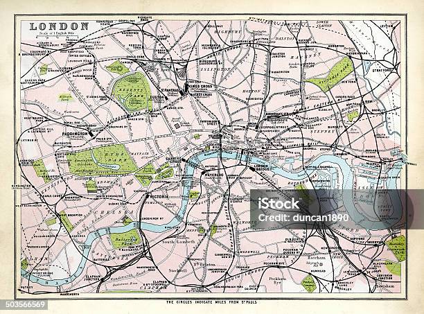 Antique Map Of London向量圖形及更多倫敦 英格蘭圖片 倫敦 英格蘭 地圖 市區地圖 Istock