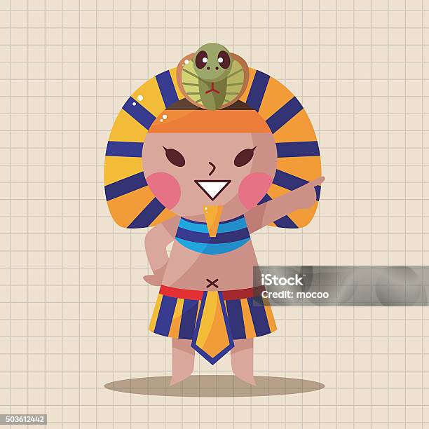 Pharaoh Theme Elements Vectoreps Stock Illustration Download Image