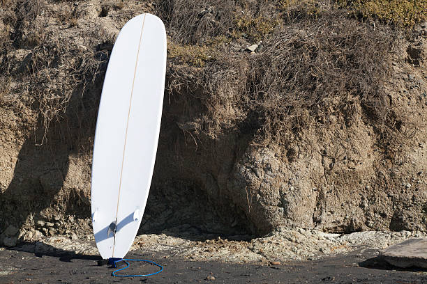 Free Stock Photo of White Surfboard on Pile of Rocks | Download Free ...