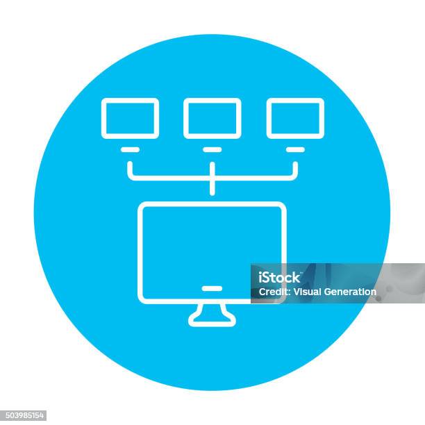 Computer Network Line Icon Stock Illustration - Download Image Now ... Computer Network Line Icon Stock Illustration - Download Image Now ...