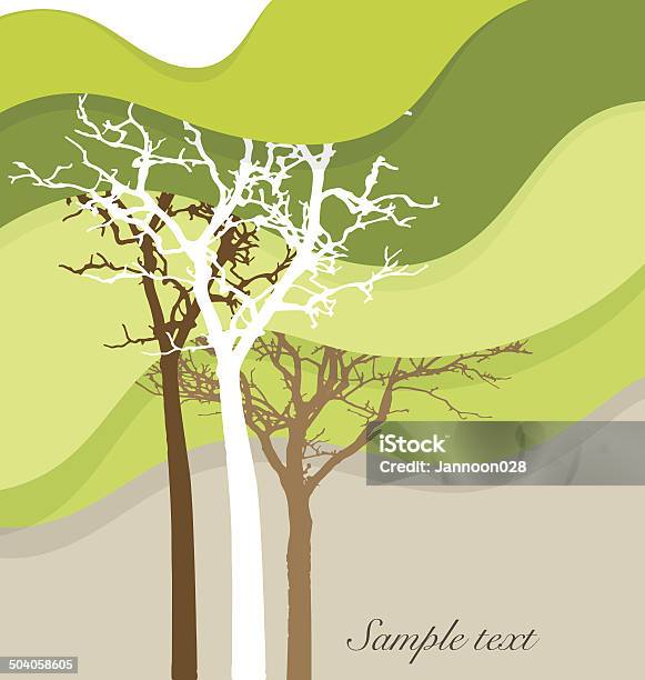 Abstract Tree Vector Illustration向量圖形及更多一個物體圖片 一個物體 創作性 夏天 Istock