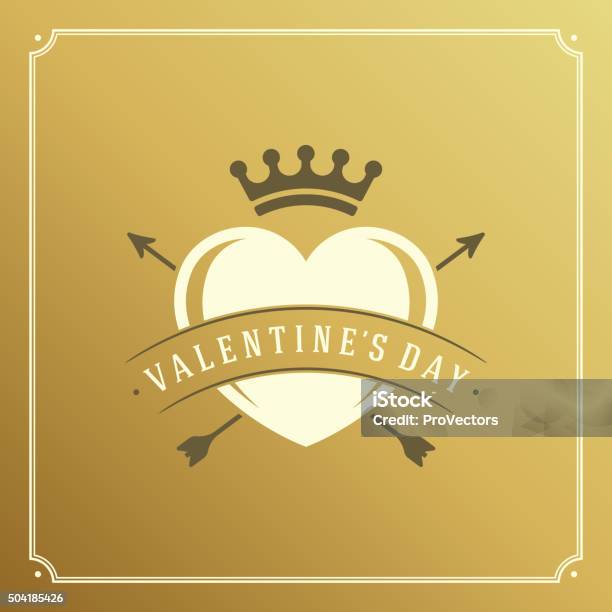 Kartu Ucapan Hari Valentine Atau Ilustrasi Vektor Poster Tipografi