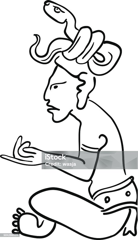 Vector Maya Gambar Dewa Ilustrasi Stok Unduh Gambar Sekarang