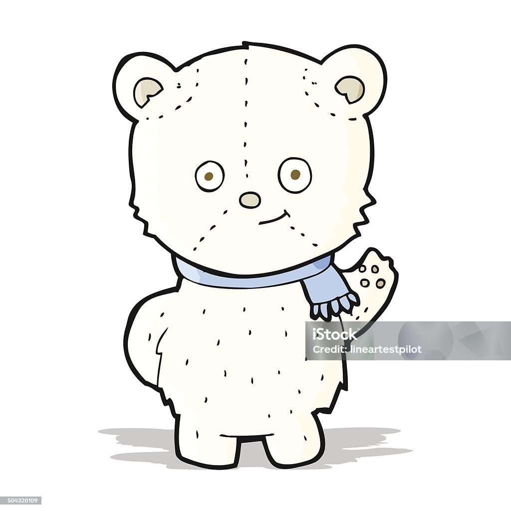 Cute Cartoon Polar Bear Stock Illustration Download Image Now