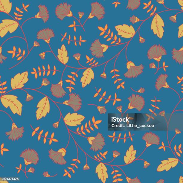 Cornflower Pattern Vector Seamless Texture向量圖形及更多夏天圖片 夏天 大自然 季節