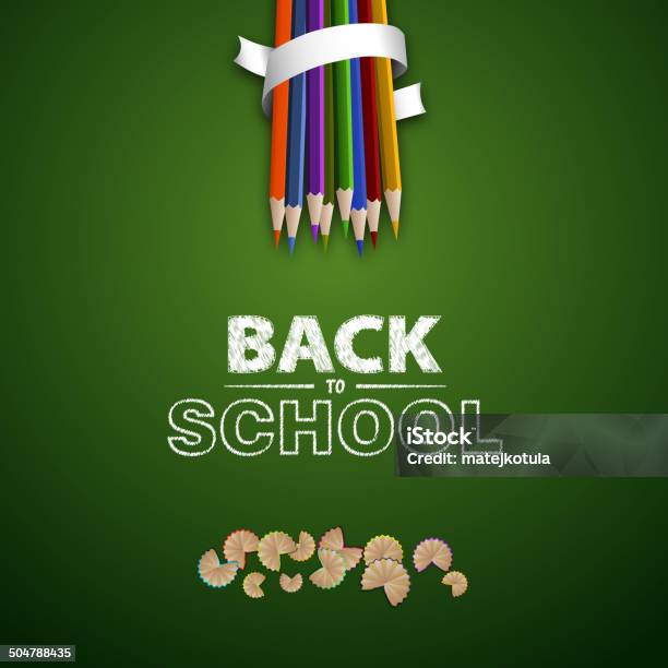 Welcome Back To School Vector Illustration Card Design向量圖形及更多光譜圖片 Istock
