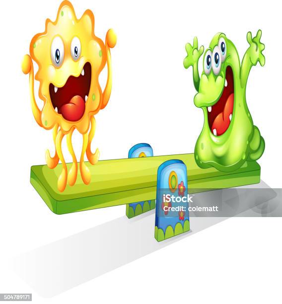 Monsters 게임하기 가장자리에 대한 스톡 벡터 아트 및 기타 이미지 가장자리 균형 꽃무늬 Istock