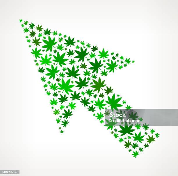 Curseur De Cannabis Motif Dart Vectorielles Libres De Droits Vecteurs