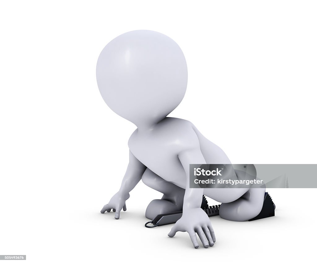 3d Morph Man On Starting Blocks Stock Photo - Download Image Now ... 3d Morph Man On Starting Blocks Stock Photo - Download Image Now ...
