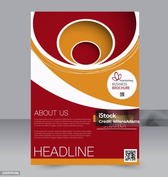 Flyer Template Business Brochure Editable A4 Poster向量圖形及更多伸入圖片 Istock