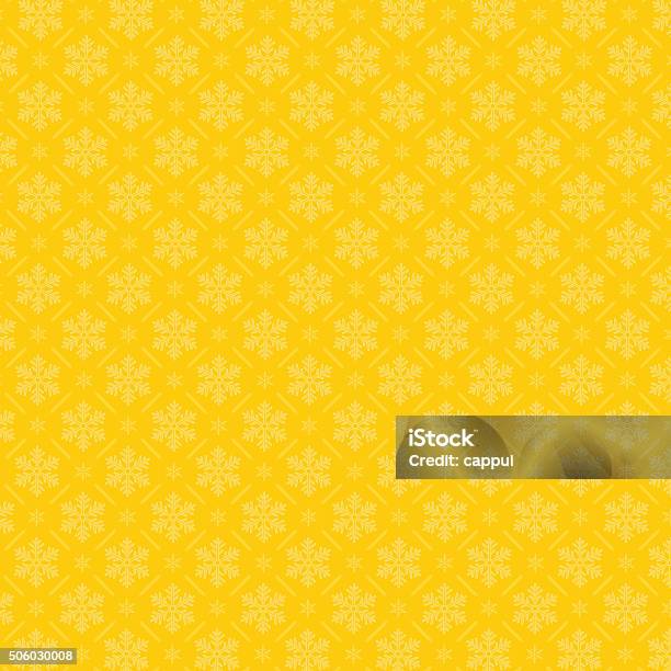 Snowflake Pattern On Gold Background向量圖形及更多下雪圖片 下雪 冬天 季節 Istock