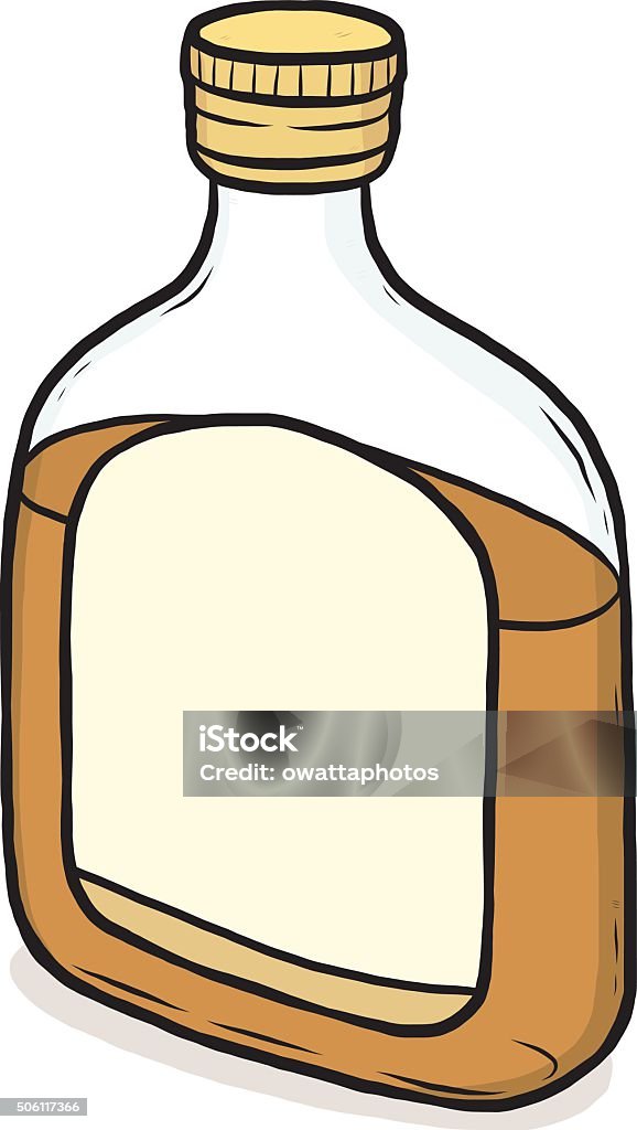 Wisky Glass Bottle Stock Illustration Download Image Now 2015