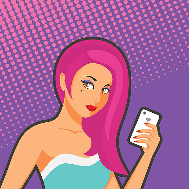 480 Glamorous Selfie Illustrations Royalty Free Vector Graphics And Clip Art Istock