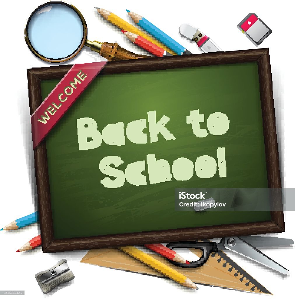 Welcome Back To School 템플릿 교습에 대한 스톡 벡터 아트 및 기타 이미지 교습 교육 그리기 Istock