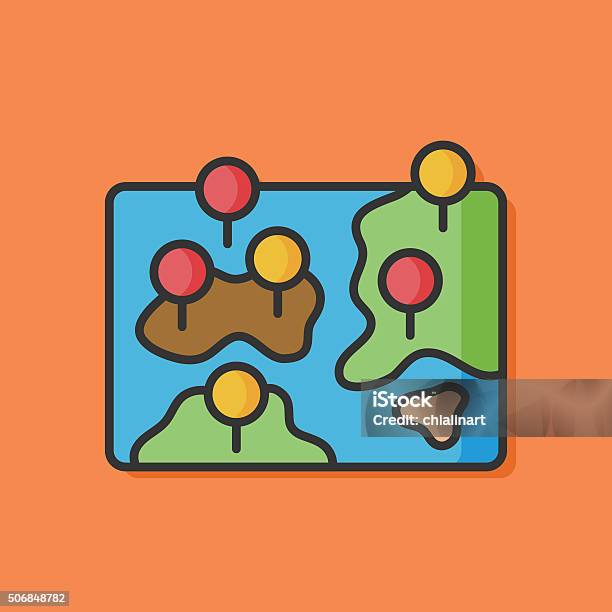 Gps 맵 벡터 아이콘크기 0명에 대한 스톡 벡터 아트 및 기타 이미지 0명 거리 기 Istock