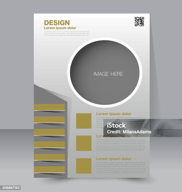 Flyer Template Business Brochure Editable A4 Poster向量圖形及更多伸入圖片 Istock