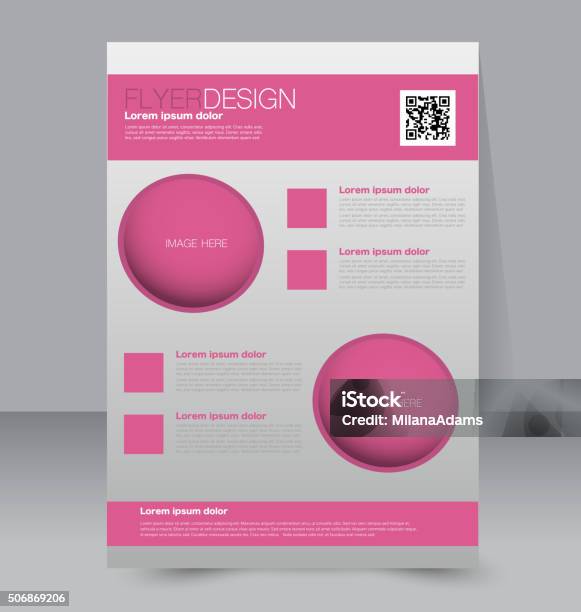 Flyer Template Business Brochure Editable A4 Poster向量圖形及更多伸入圖片 Istock