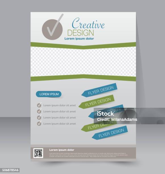 Flyer Template Business Brochure Editable A4 Poster向量圖形及更多伸入圖片 Istock