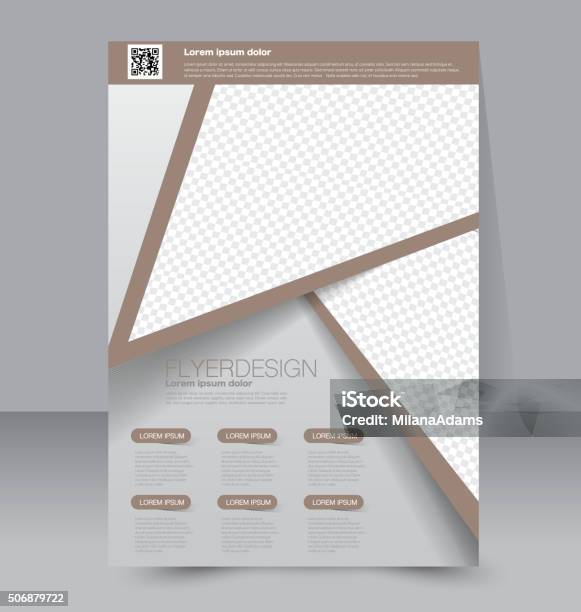 Flyer Template Business Brochure Editable A4 Poster向量圖形及更多伸入圖片 Istock