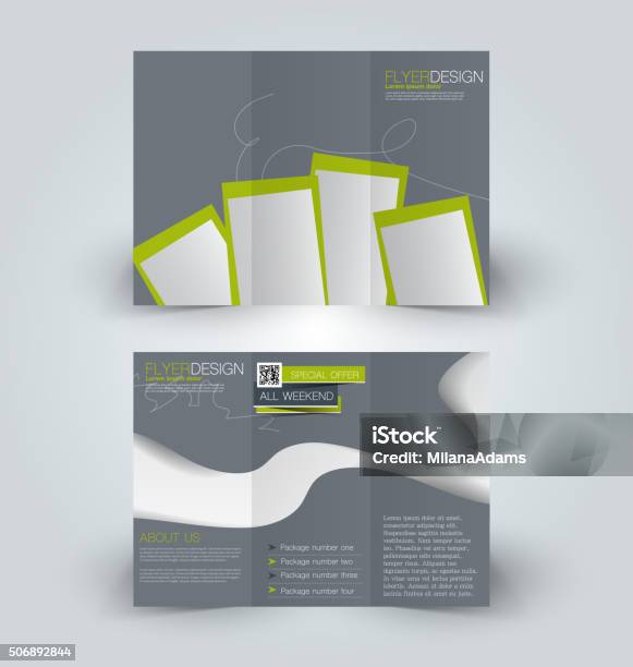 Flyer Template Business Brochure Editable A4 Poster向量圖形及更多三摺小冊子圖片 Istock