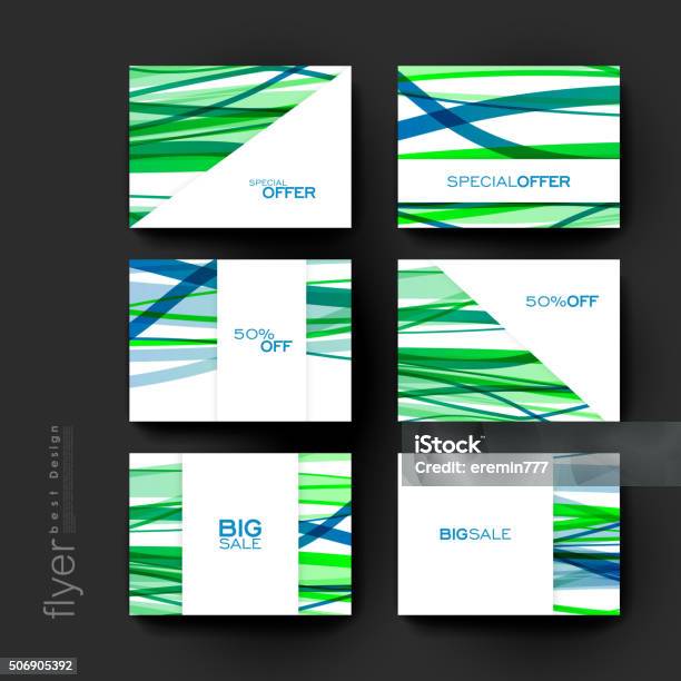 Abstract Background Vector Brochure Template Flyer Layout向量圖形及更多傳單圖片
