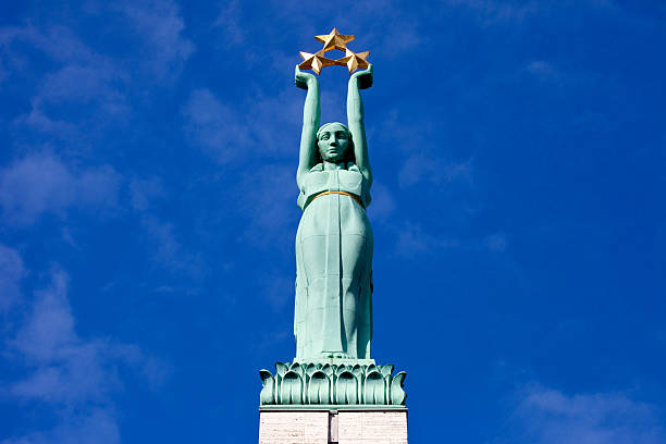 Freedom Monument in Riga, Latvia | Free Stock Image - Barnimages