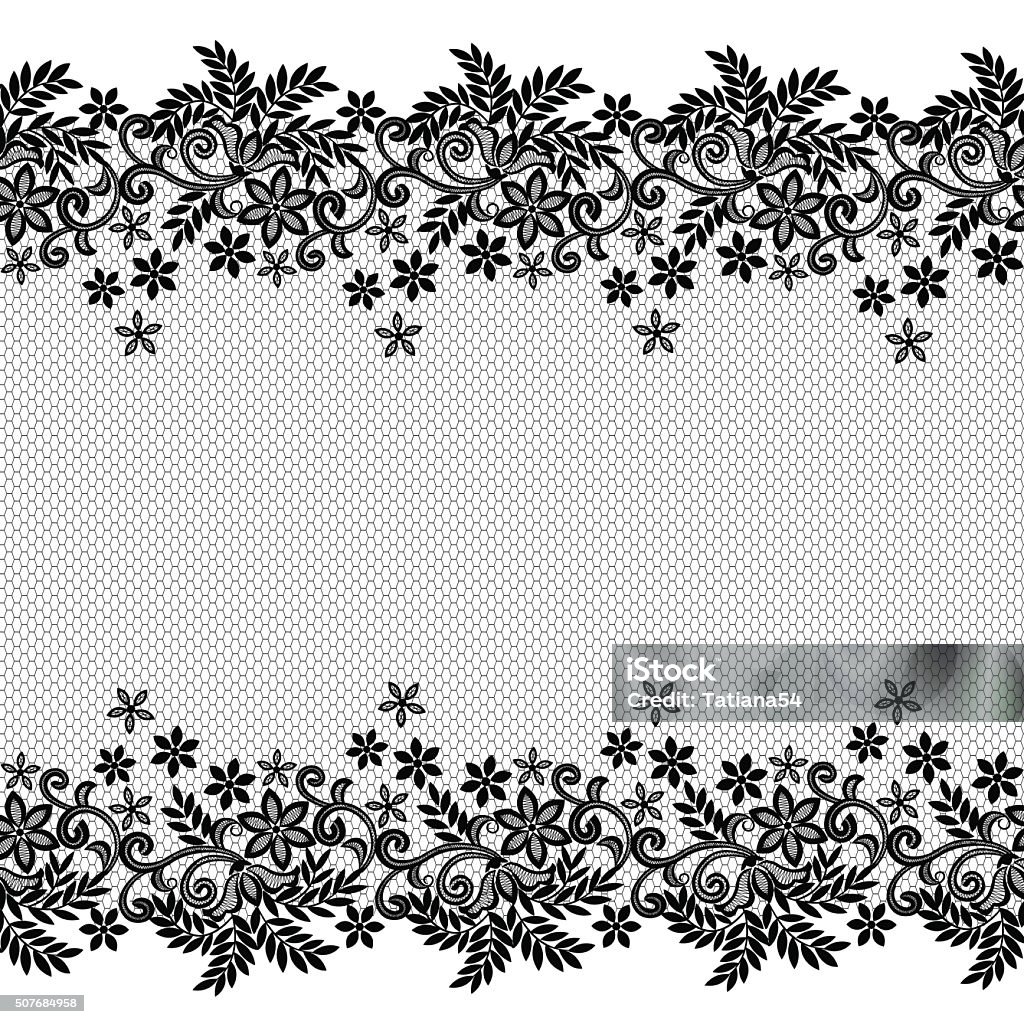Floral Lace Pattern Stock Illustration Download Image Now Arts