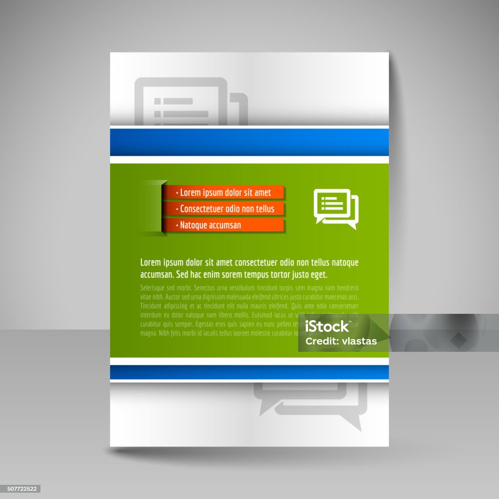 Brochure Template Editable A4 Poster For Design Presentation向量圖形及更多傳單圖片