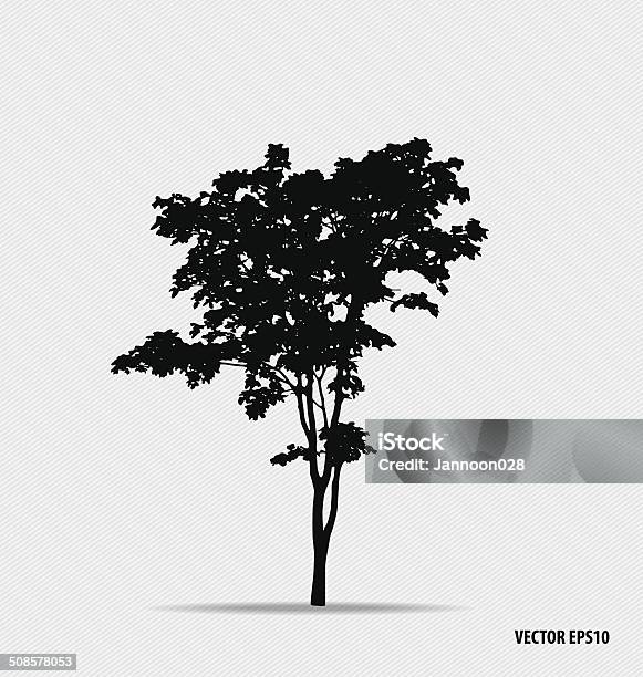 Tree Silhouettes Vector Illustration向量圖形及更多一個物體圖片 一個物體 創作性 夏天 Istock