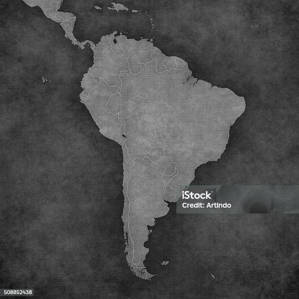 Map Of South America Blank Map向量圖形及更多南方圖片 南方 南美 國境 Istock