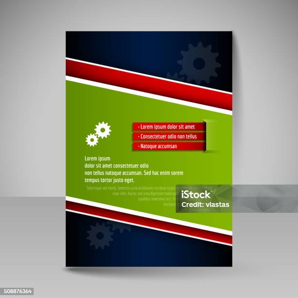Brochure Template Editable A4 Poster For Design Presentation向量圖形及更多傳單圖片