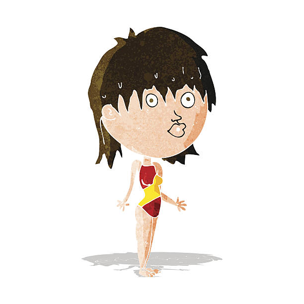 Woman Bare Breasts Drawings Illustrations Royalty Free Vector Graphics