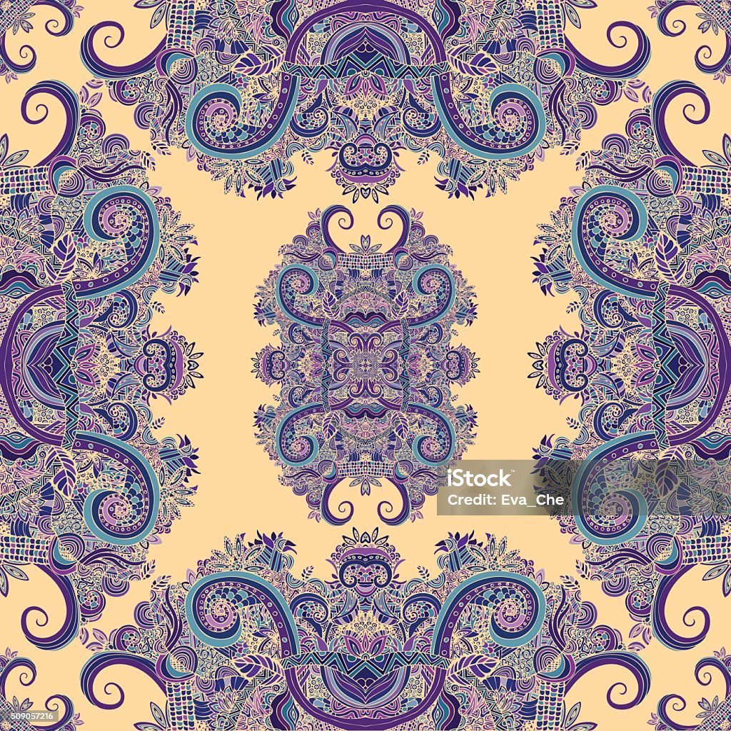 Boho Ornament Texture Oriental Pattern Abstract Floral Plant Natural