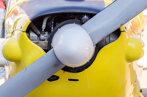 Free Stock Photo of Close Up of a Yellow Helicopter Propeller ...