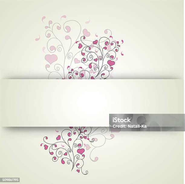 Hearts And Swirls 배경에 곡선에 대한 스톡 벡터 아트 및 기타 이미지 곡선 둥글게 말려진 로맨스 Istock