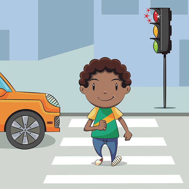 9.100+ Cruzar La Calle Ilustraciones De Stock, Gráficos Vectoriales