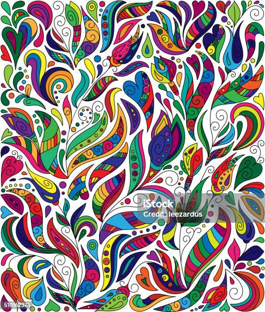 Warnawarni Warnawarni Pola Gambar Tangan Bunga Pelangi Ilustrasi Vektor ... Warnawarni Warnawarni Pola Gambar Tangan Bunga Pelangi Ilustrasi Vektor ...