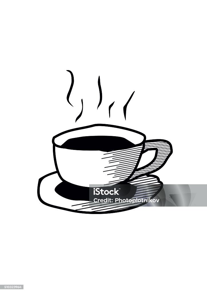 Secangkir Kopi Atau Teh Hitam Minuman Panas Tangan Digambar Ilustrasi ... Secangkir Kopi Atau Teh Hitam Minuman Panas Tangan Digambar Ilustrasi ...