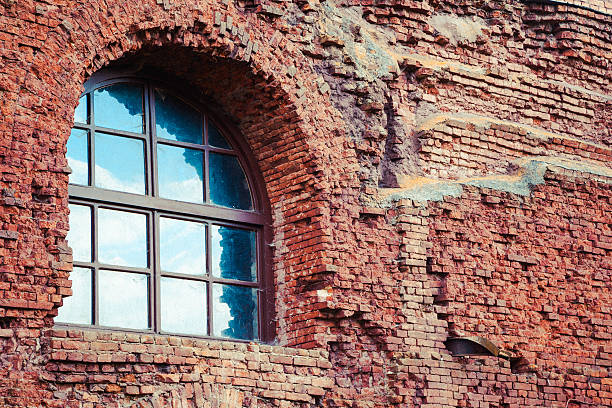Free Stock Photo of Curved glass building juxtaposed with old brick ...