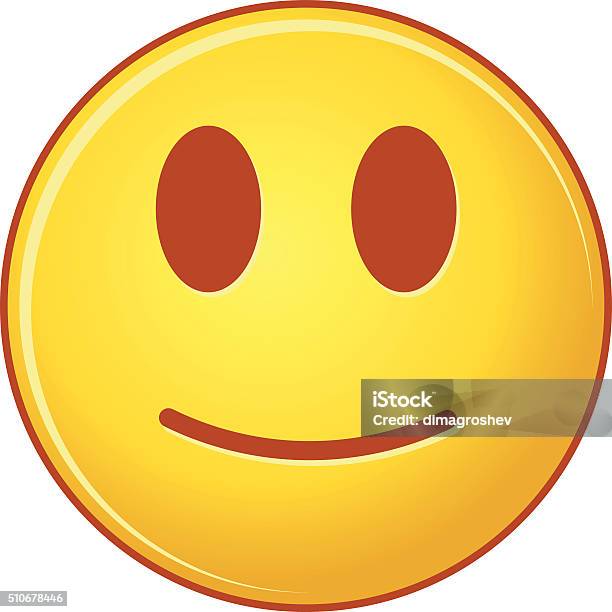 Smiling Emoticon Vector Illustration Of Emoji向量圖形及更多人圖片 人 人的臉部 人體部分