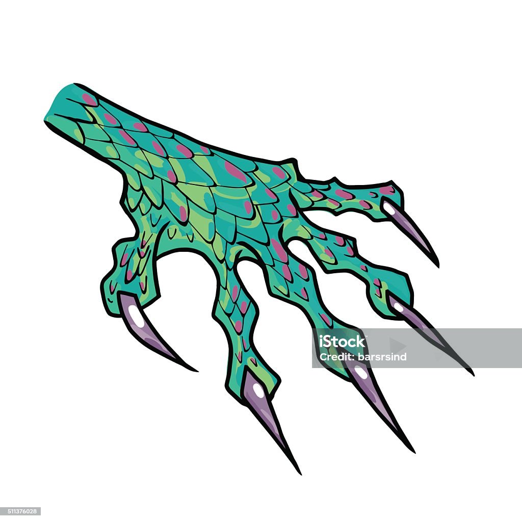 Dragon 또는 몬스터 발 갈고리 발톱에 대한 스톡 벡터 아트 및 기타 이미지 갈고리 발톱 격노한 늑대인간 Istock