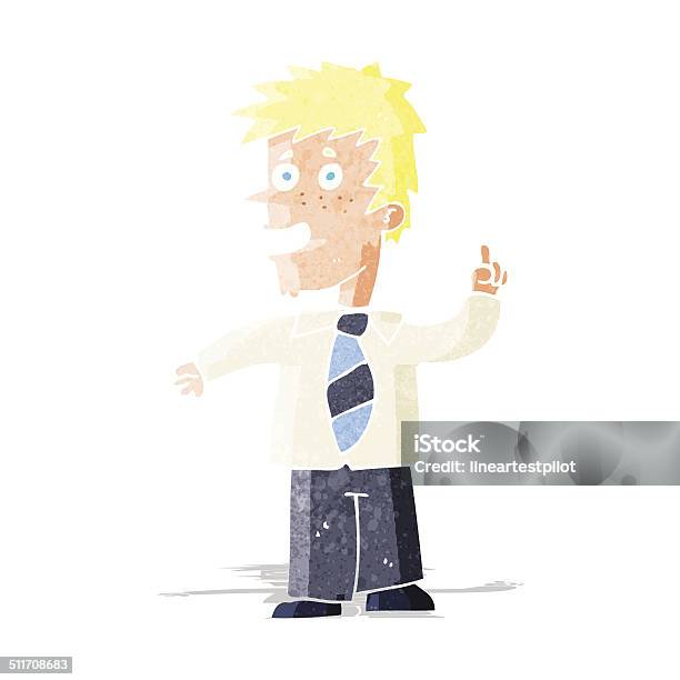 Cartoon Man With Idea向量圖形及更多兒童圖片 兒童 剪貼畫 可愛 Istock