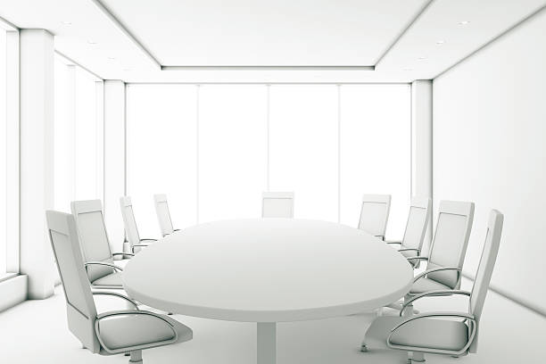 Free Stock Photo of Bright airy modern white meeting room | Download ...