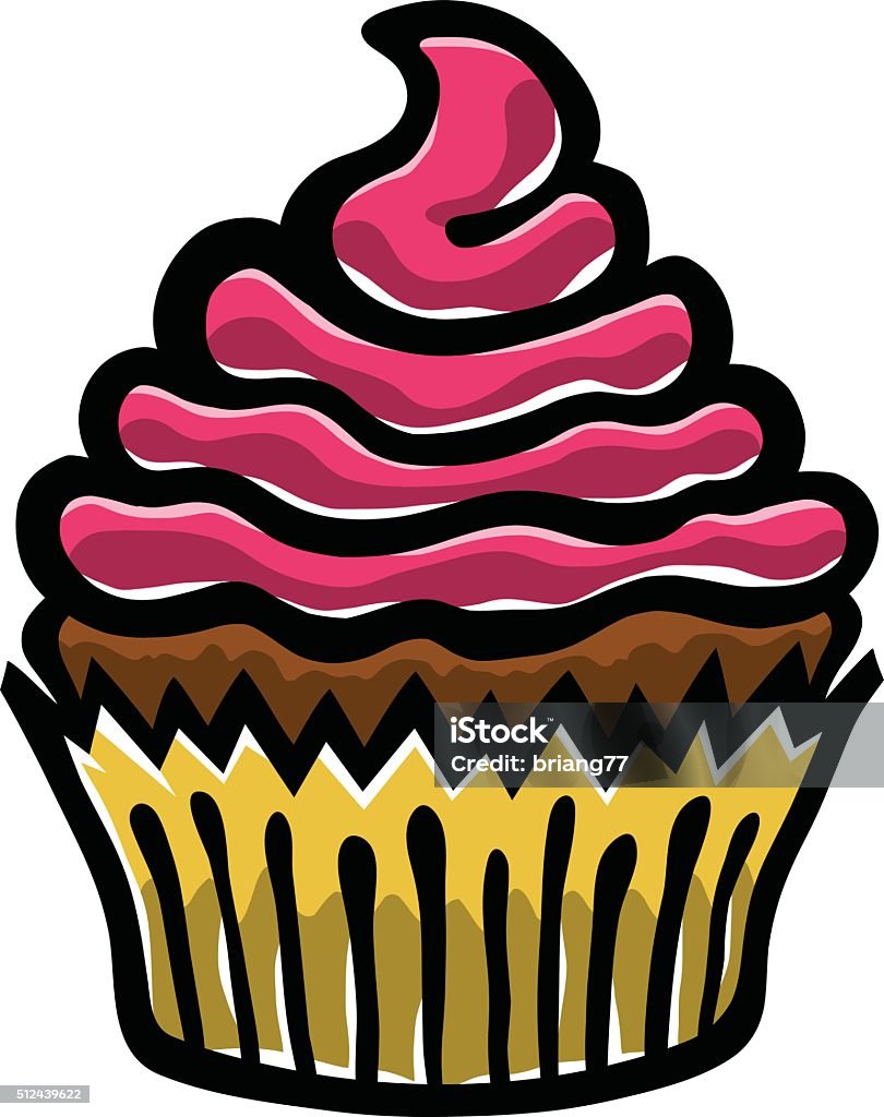 Cupcake Vector Icon Stock Illustration Download Image Now Baked